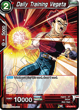 Dragon Ball Super TCG | BT4-011 Daily Training Vegeta – DBZ Exchange