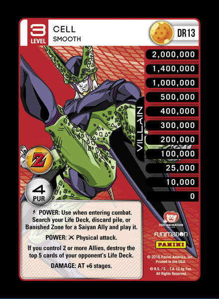DBZ CCG | DR13 Cell Smooth Lv3 – DBZ Exchange