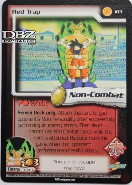 Retro DBZ CCG | 103 Red Trap – DBZ Exchange
