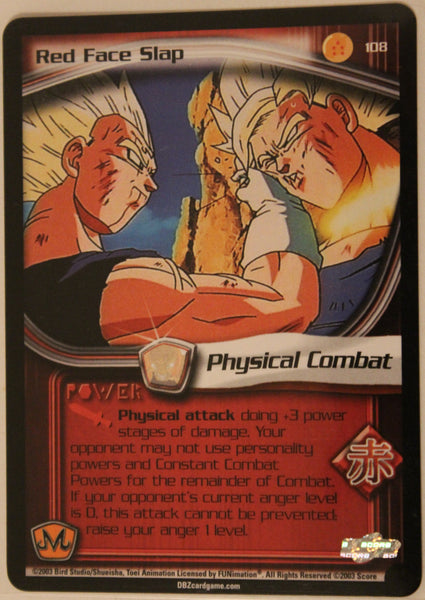 DBZ CCG | 108 Red Face Slap – DBZ Exchange