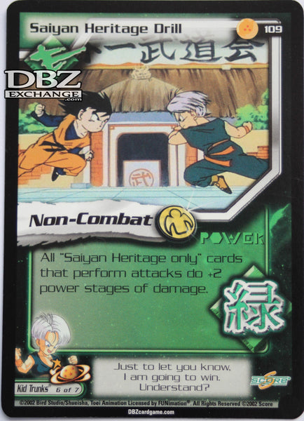 Retro DBZ CCG | 109 Saiyan Heritage Drill – DBZ Exchange