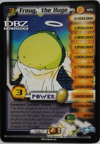 Retro DBZ CCG | 129 Froug the HugeLv3 Personality – DBZ Exchange