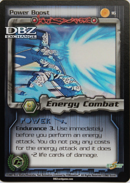 Retro DBZ CCG | 16 Power Boost – DBZ Exchange