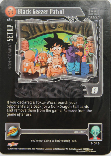 DBGT CCG | 180 Black Geezer Patrol – DBZ Exchange