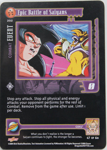 DBGT CCG | 202 Epic Battle of Saiyans – DBZ Exchange