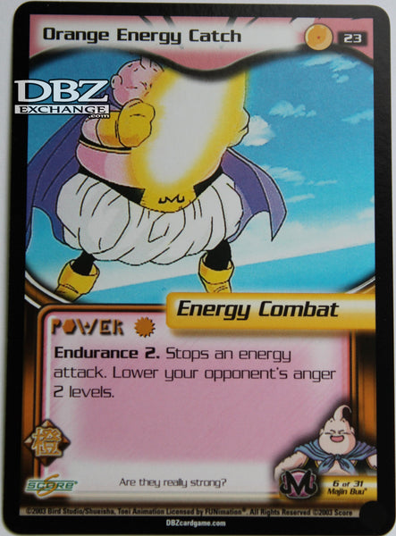 Retro DBZ CCG | 23 Orange Energy Catch – DBZ Exchange