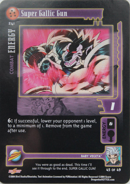 DBGT CCG | 241 Super Gallic Gun – DBZ Exchange