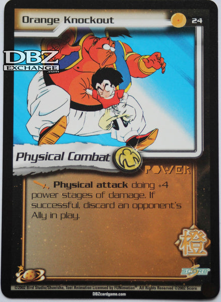 Retro DBZ CCG | 24 Orange Knockout – DBZ Exchange