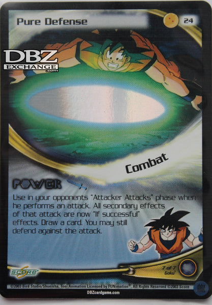 DBZ CCG | 24 Pure Defense – DBZ Exchange