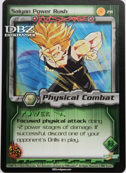 Retro DBZ CCG | 28 Saiyan Power Rush – DBZ Exchange
