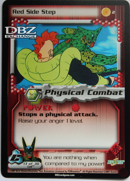 Retro DBZ CCG | 2 Red Side Step – DBZ Exchange