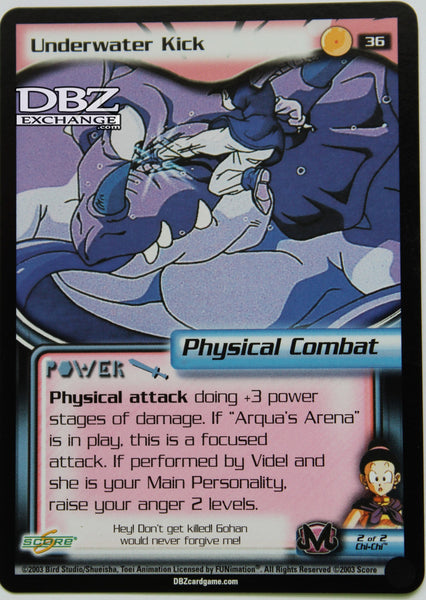 Retro DBZ CCG | 36 Underwater Kick – DBZ Exchange