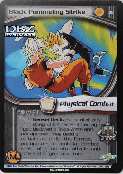 Retro DBZ CCG | 39 Black Pummeling Strike – DBZ Exchange