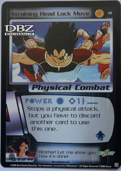 Retro DBZ CCG | 41 Straining Head Lock Move – DBZ Exchange