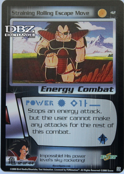 Retro DBZ CCG | 42 Straining Rolling Escape Move – DBZ Exchange