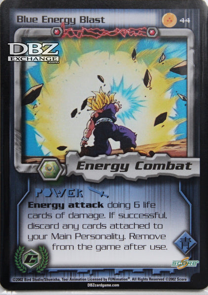 Retro DBZ CCG | 44 Blue Energy Blast – DBZ Exchange