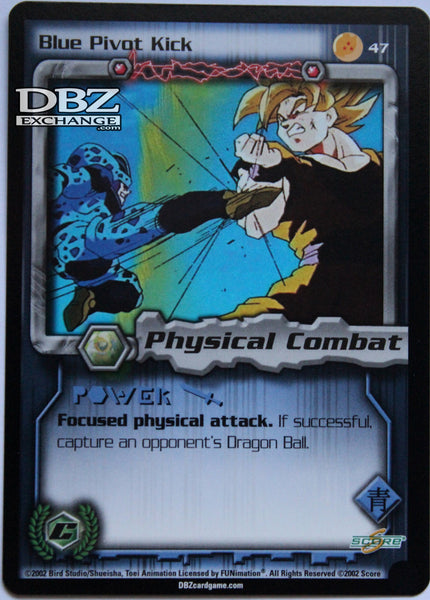 Retro DBZ CCG | 47 Blue Pivot Kick – DBZ Exchange