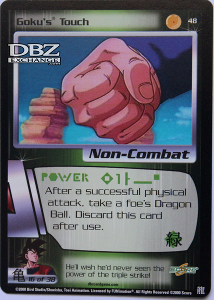 Retro DBZ CCG | 48 Goku's Touch – DBZ Exchange