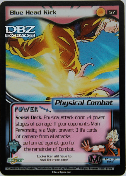 Retro DBZ CCG | 57 Blue Head Kick – DBZ Exchange
