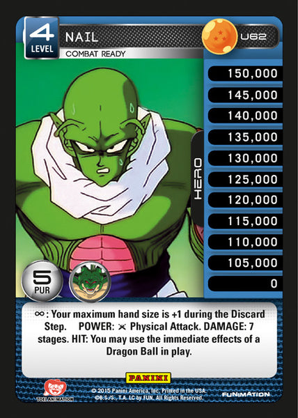 U62 Nail Combat Ready Lv4 – DBZ Exchange