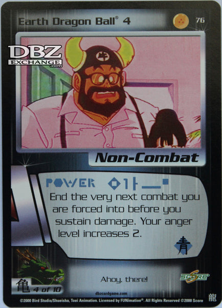 Retro DBZ CCG | 76 Earth Dragon Ball 4 – DBZ Exchange