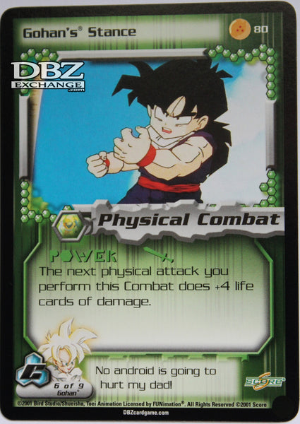 Retro DBZ CCG | 80 Gohan's Stance – DBZ Exchange