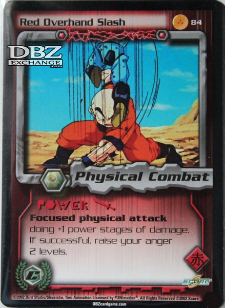 Retro DBZ CCG | 84 Red Overhand Slash – DBZ Exchange