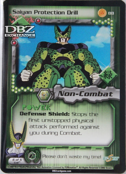 Retro DBZ CCG | 88 Saiyan Protection Drill – DBZ Exchange