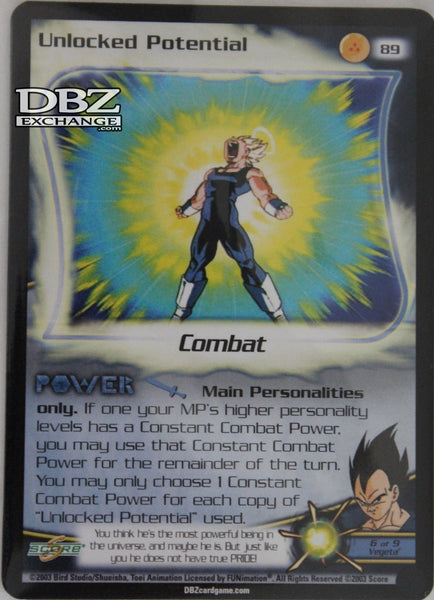 Retro DBZ CCG | 89 Unlocked Potential – DBZ Exchange