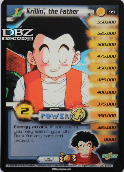 Retro DBZ CCG | 99 Krillin, the Father Lv1 – DBZ Exchange