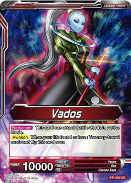 Dragon Ball Super TCG | BT1-002 Vados - Aide Vados – DBZ Exchange