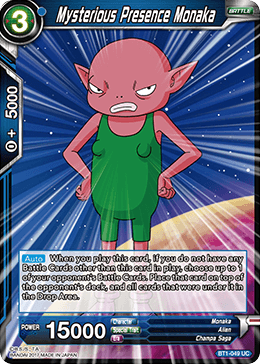 Dragon Ball Super TCG | BT1-049 Mysterious Presence Monaka – DBZ Exchange
