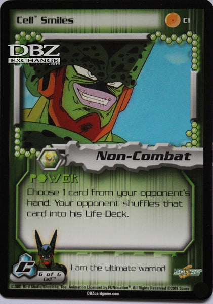 Retro DBZ CCG | C1 Cell Smiles – DBZ Exchange