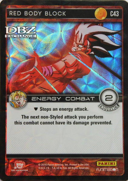DBZ CCG | C43 Red Body Block – DBZ Exchange