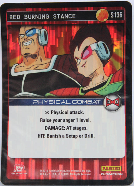 DBZ CCG | S136 Red Burning Stance – DBZ Exchange