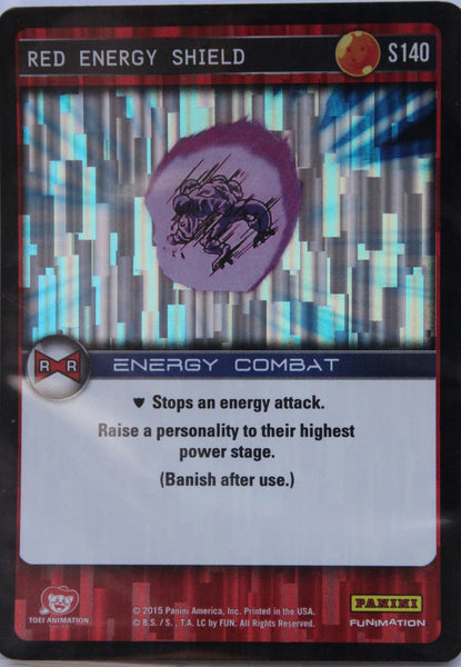 DBZ CCG | S140 Red Energy Shield – DBZ Exchange
