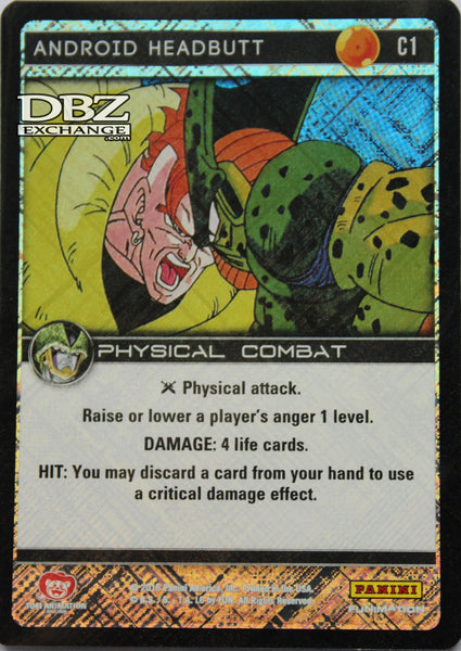 DBZ CCG | C1 Android Headbutt – DBZ Exchange