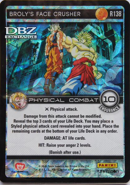 DBZ CCG | R138 Broly's Face Crusher – DBZ Exchange