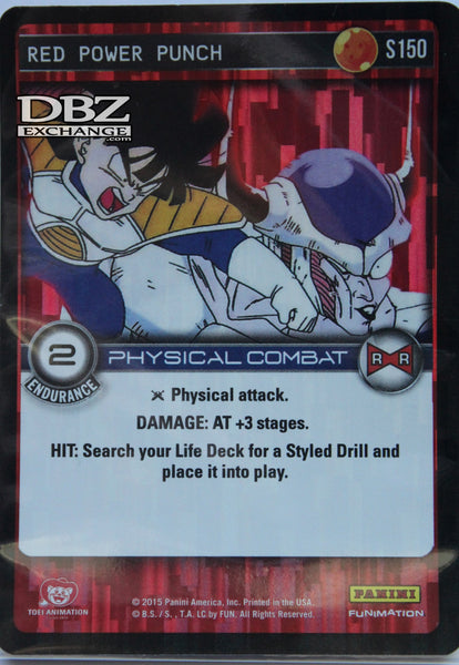 DBZ CCG | S150 Red Power Punch – DBZ Exchange