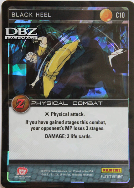 DBZ CCG | C10 Black Heel – DBZ Exchange