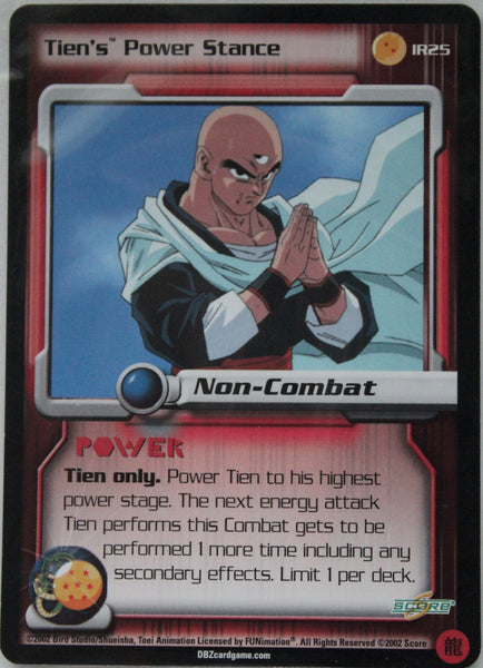 DBZ CCG | IR25 Tien's Power Stance – DBZ Exchange