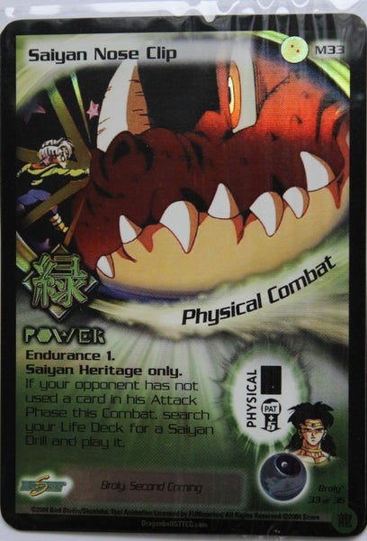 DBZ CCG | M33 Saiyan Nose Clip – DBZ Exchange