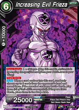 Dragon Ball Super TCG | P-037 Increasing Evil Frieza – DBZ Exchange