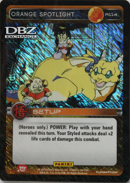 R114 Orange Spotlight – DBZ Exchange