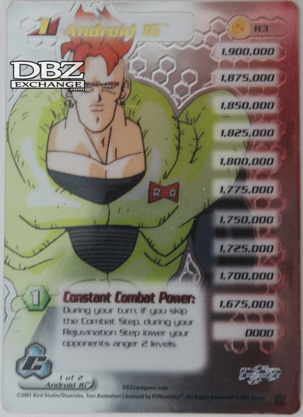 Retro DBZ CCG | R3 Android 16 Lv1 Personality – DBZ Exchange