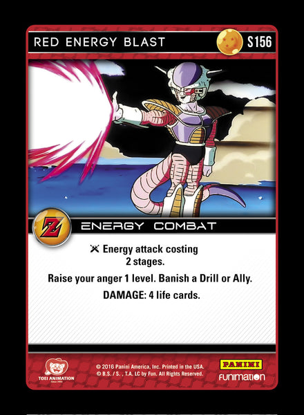 DBZ CCG | S156 Red Energy Blast – DBZ Exchange