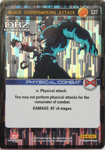 DBZ CCG | S37 Black Overpowering Attack – DBZ Exchange