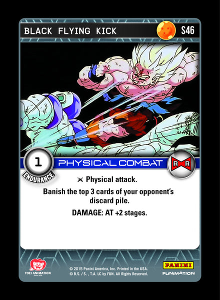 DBZ CCG | S46 Black Flying Kick – DBZ Exchange