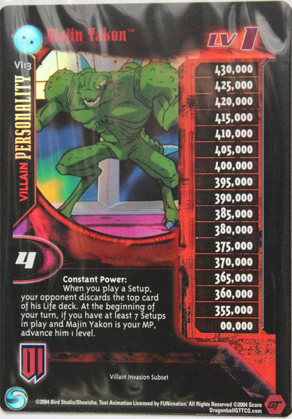 DBGT CCG | VI13 Majin Yakon Lv1 Personality – DBZ Exchange